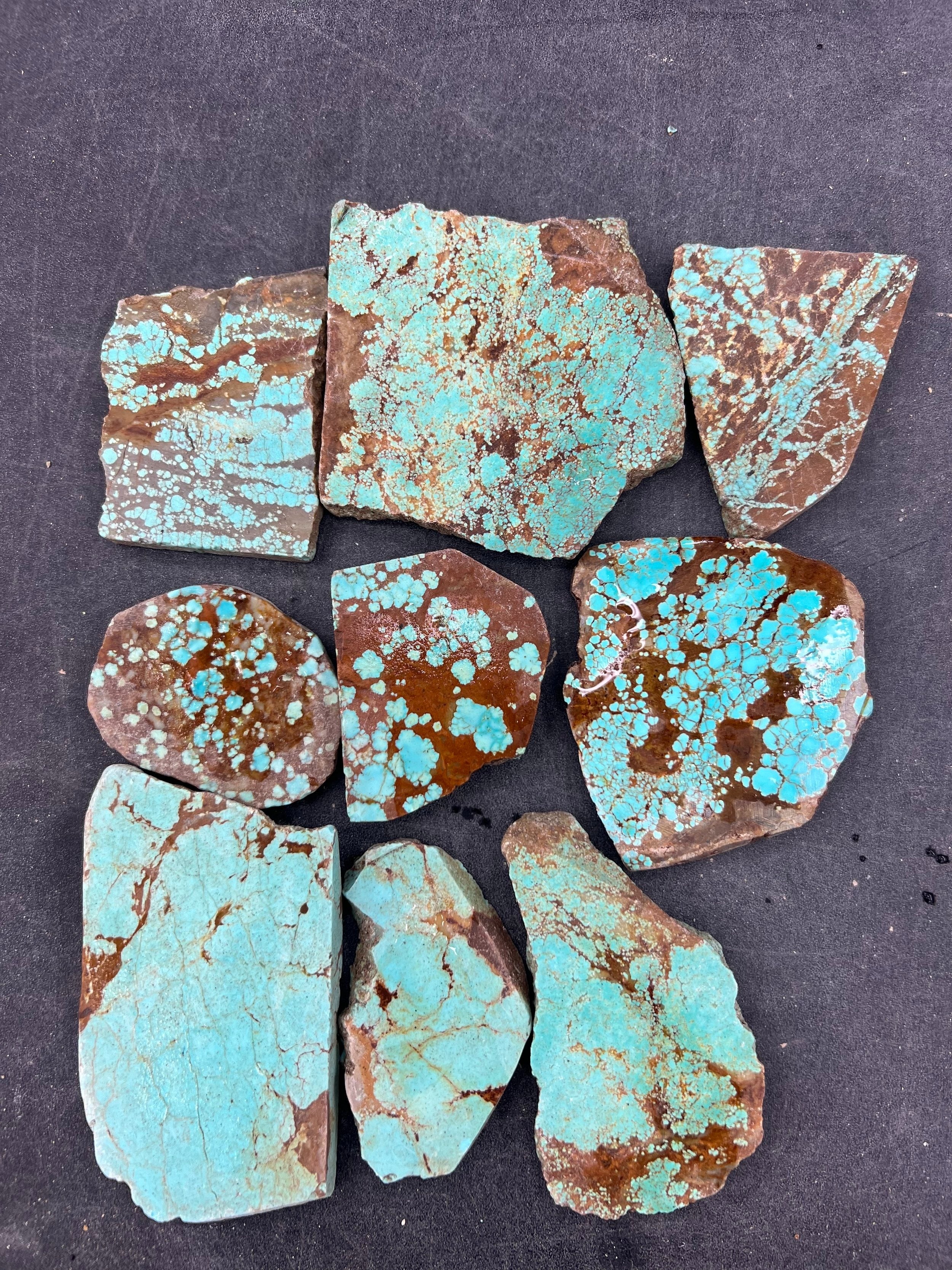 Number 8 Turquoise Slabs | Kingman Turquoise