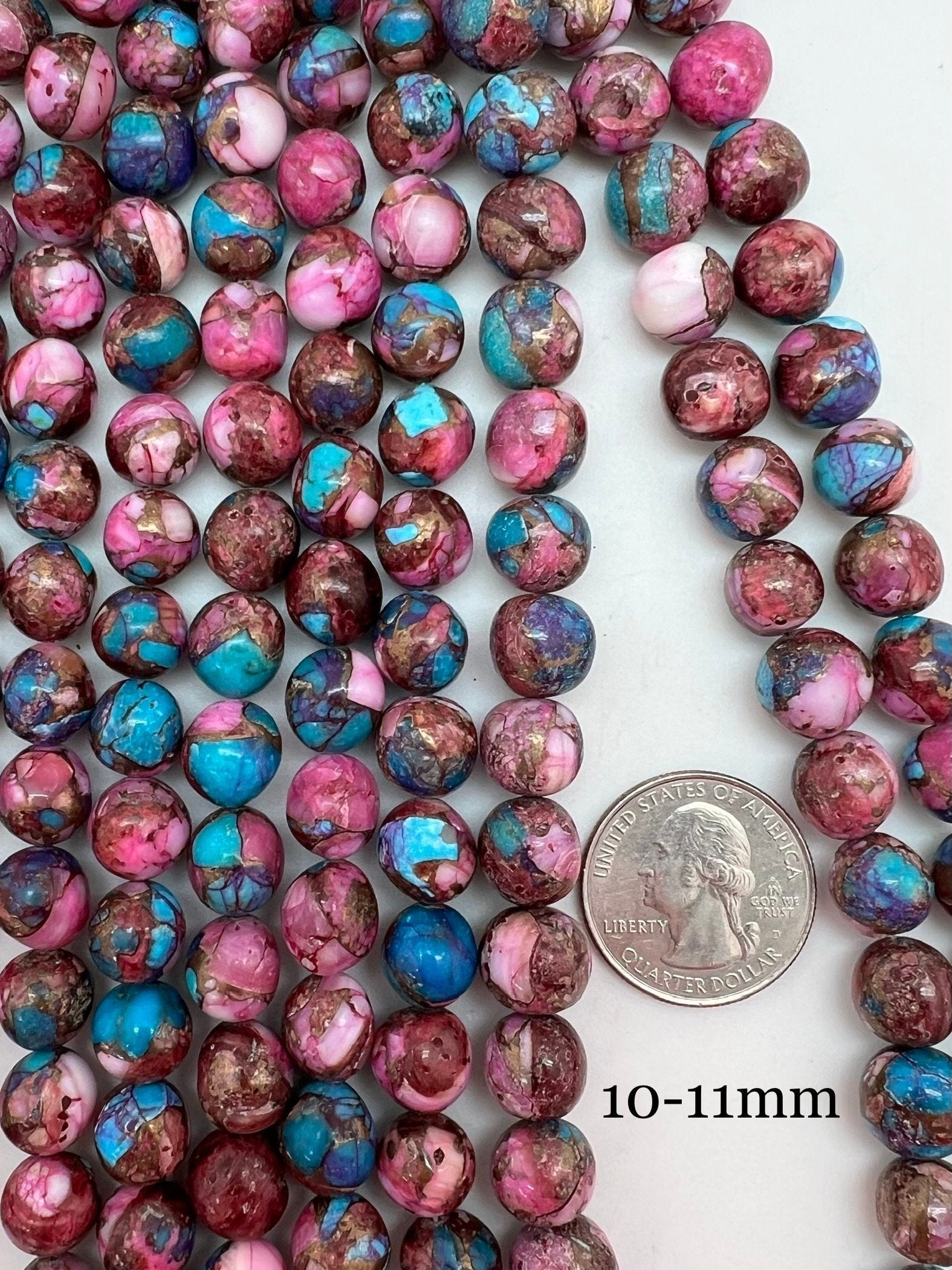 Purple Dahlia 10-11mm Semi-Rounds | Colbaugh Processing, Inc.