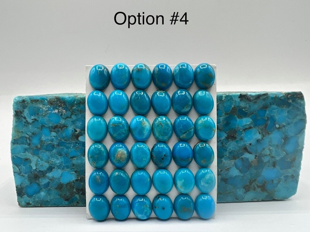 Kingman Turquoise 6x8mm Oval Cabochons | Kingman Turquoise