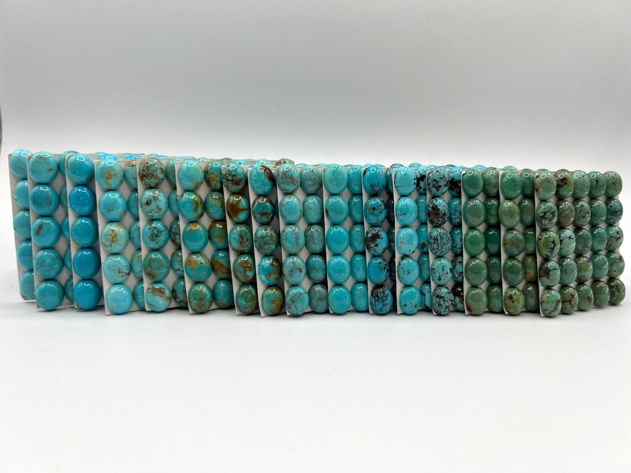 Kingman Turquoise 10x12mm Oval Cabochons | Kingman Turquoise