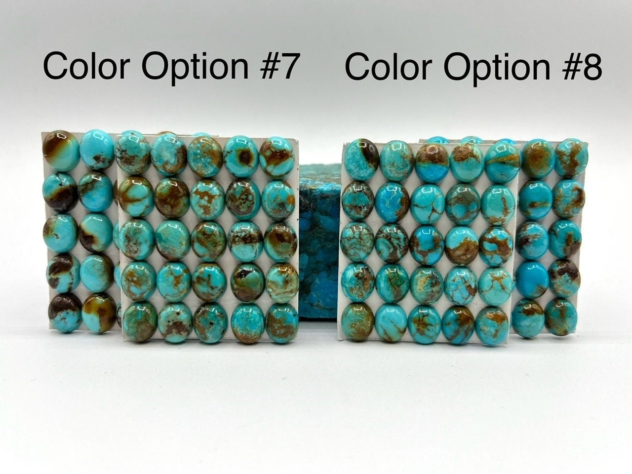 Kingman Turquoise 10x12mm Oval Cabochons | Kingman Turquoise